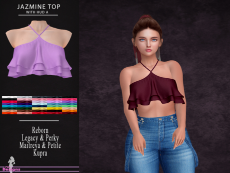 Second Life Marketplace - Jazmine Top With Hud A